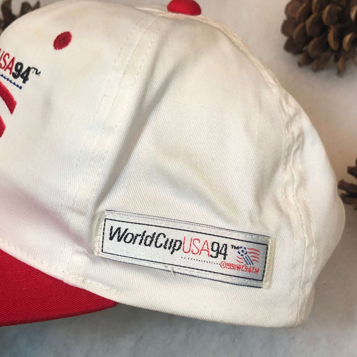Vintage 1994 USA World Cup Soccer Twins Enterprise Twill Snapback Hat – 🎅 Bad Santa