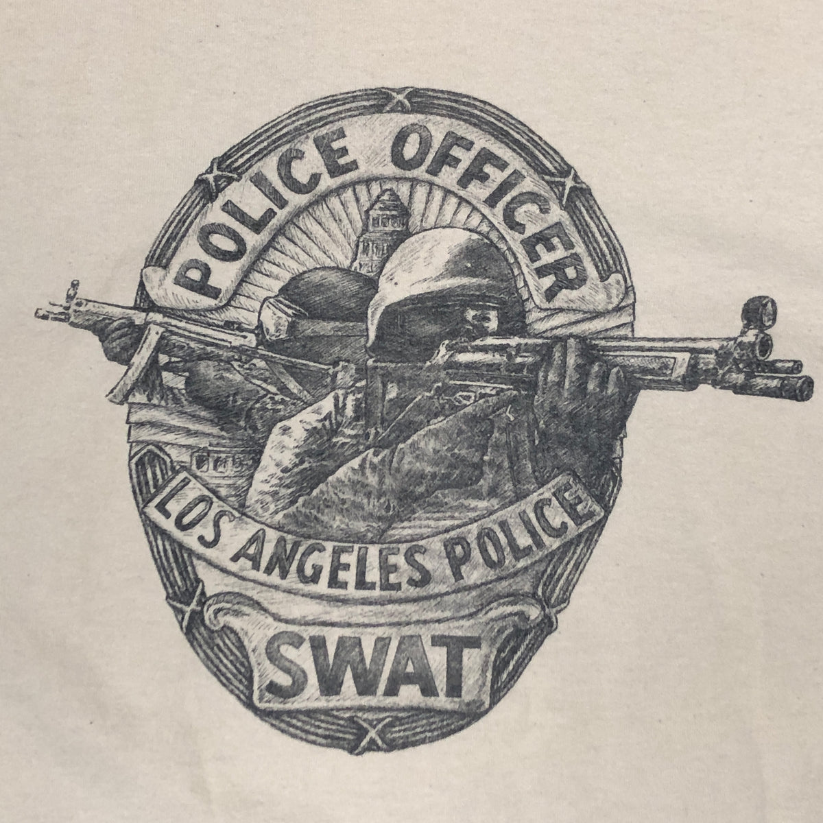 Vintage Los Angeles Police Officer LAPD SWAT y2k T-Shirt (L) – 🎅 Bad Santa