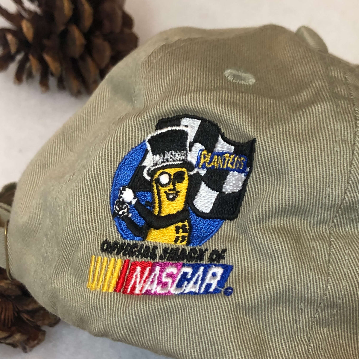 Vintage NASCAR Planters Peanuts Oreo Strapback Hat – 🎅 Bad Santa