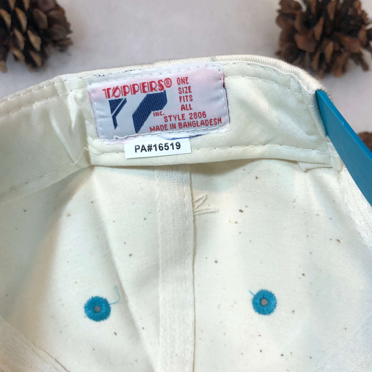 Vintage Deadstock NWOT Toppers Blank Twill Snapback Hat – 🎅 Bad Santa
