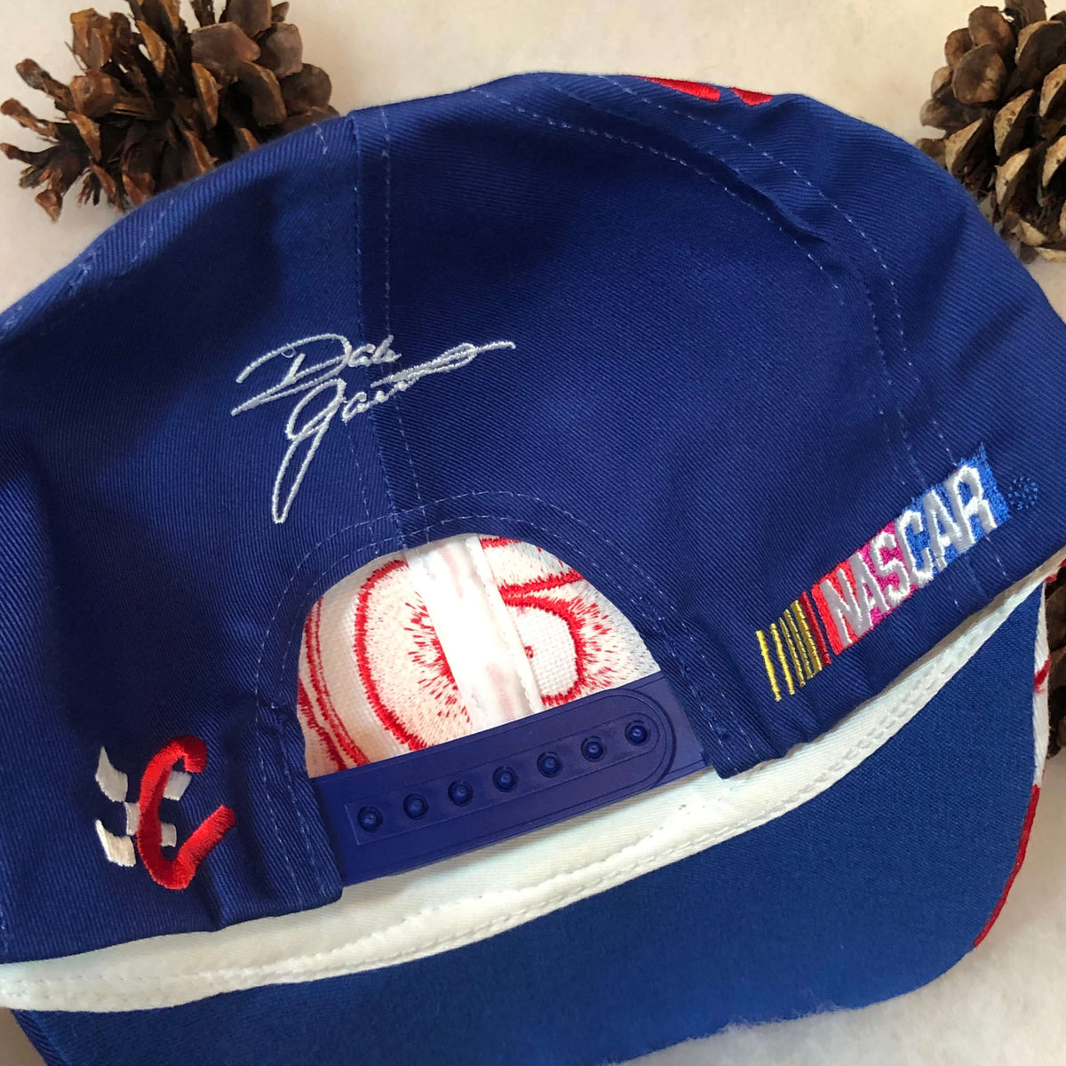 Vintage NASCAR Dale Jarrett Ford Racing Big Logo Snapback Hat – 🎅 Bad Santa