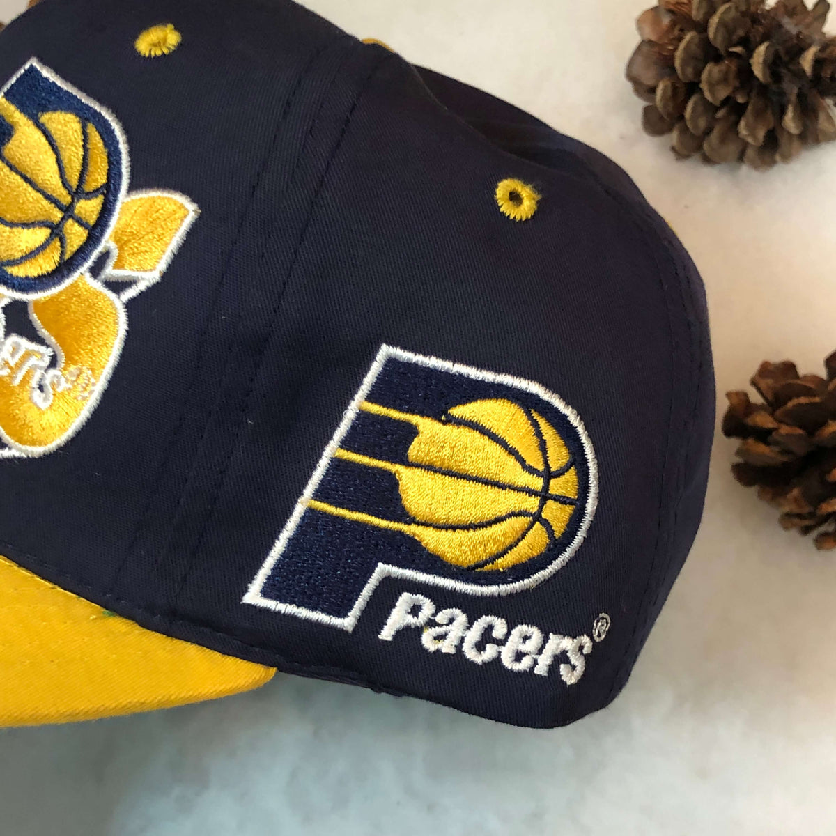 Vintage NBA Indiana Pacers The G Cap Wave Twill Snapback Hat – 🎅 Bad Santa