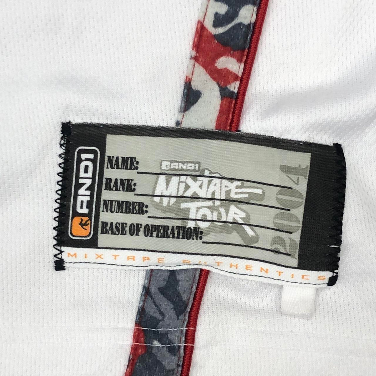 2004 AND1 Mix Tape Tour Basketball Jersey (M) – 🎅 Bad Santa